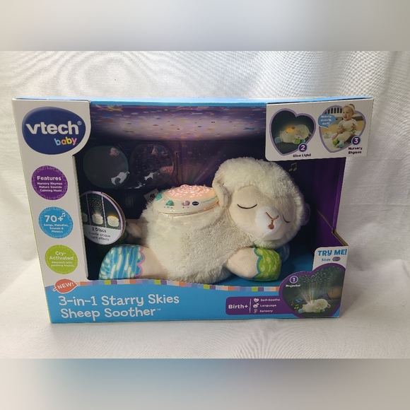 vtech | Toys | Vtech 3in Stary Skies Sheep Shooter Cry Activated Soft ...